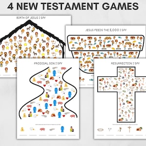 Bible I Spy Pages, I Spy Bible Activity, Bible Seek and Find, Bible ...