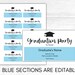 Printable Graduation Insert Card, Graduation Party Insert, Graduation ...