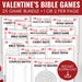 Valentine's Bible Games Bundle, Christian Valentine's Games, Sunday ...