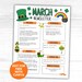 March Classroom Newsletter Template, St. Patrick's Day Classroom ...