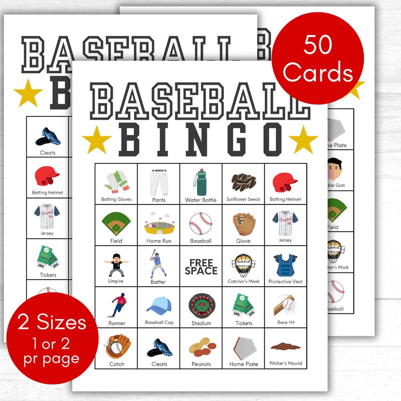 Baseball Card Games - Etsy