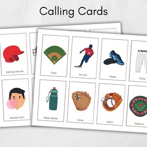 Baseball Bingo, Printable Baseball Bingo Cards, Baseball Activity ...