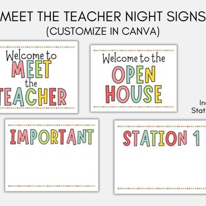 Meet the Teacher Template, Meet the Teacher Editable, Student ...