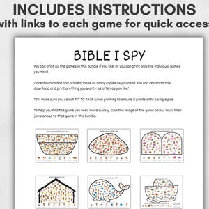 Bible I Spy Pages, I Spy Bible Activity, Bible Seek and Find, Bible ...