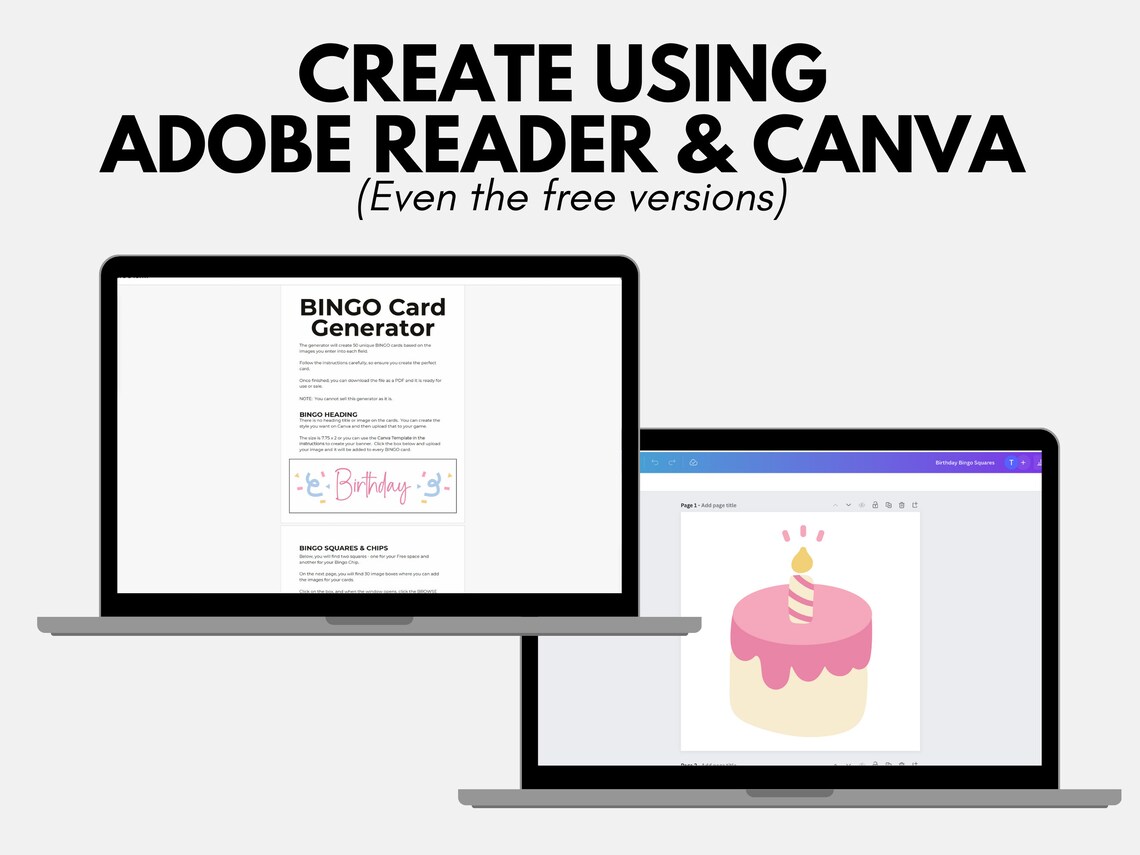 Bingo Card Generator, Editable Bingo Card, DIY Fillable Gae Cards ...