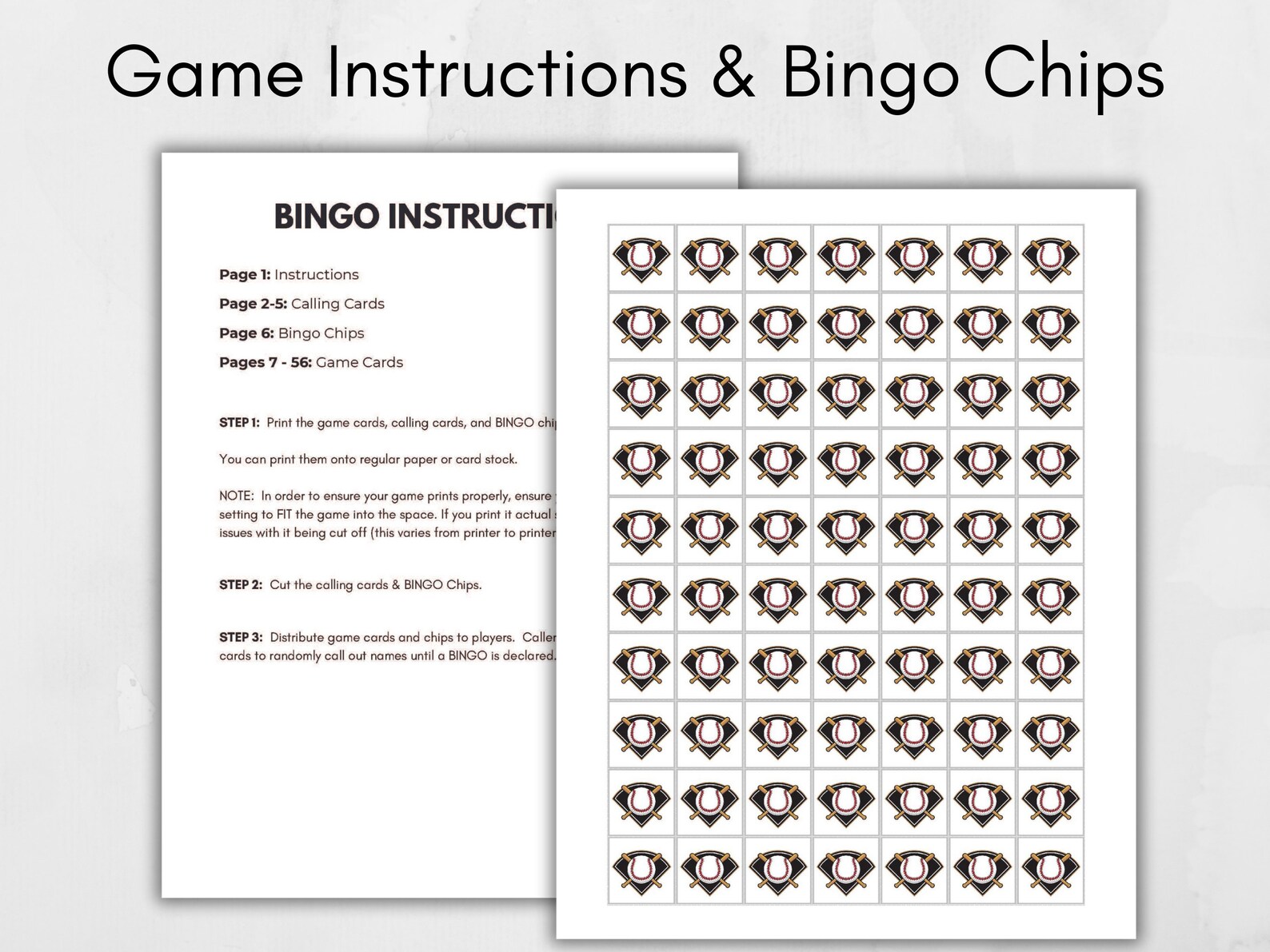 Baseball Bingo, Printable Baseball Bingo Cards, Baseball Activity ...