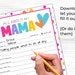 All About My Mama Printable, Mother's Day Gift, All About Mom Keepsake ...