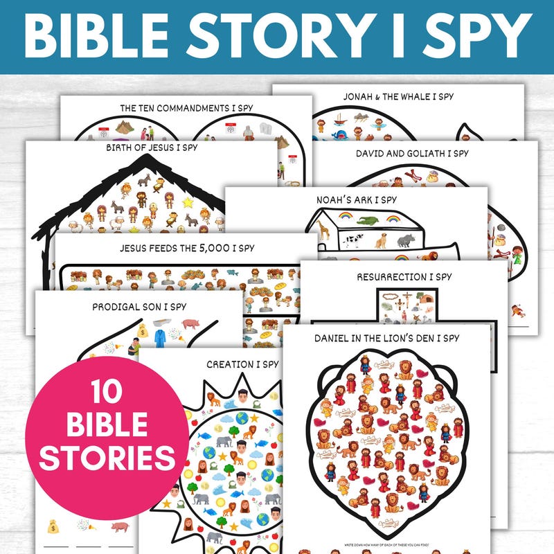 Bible Seek and Find - Etsy