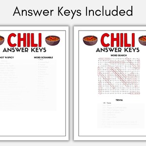 Chil Games Bundle, Chili Cook-off Games, Chil Party Games, Chili Cook ...