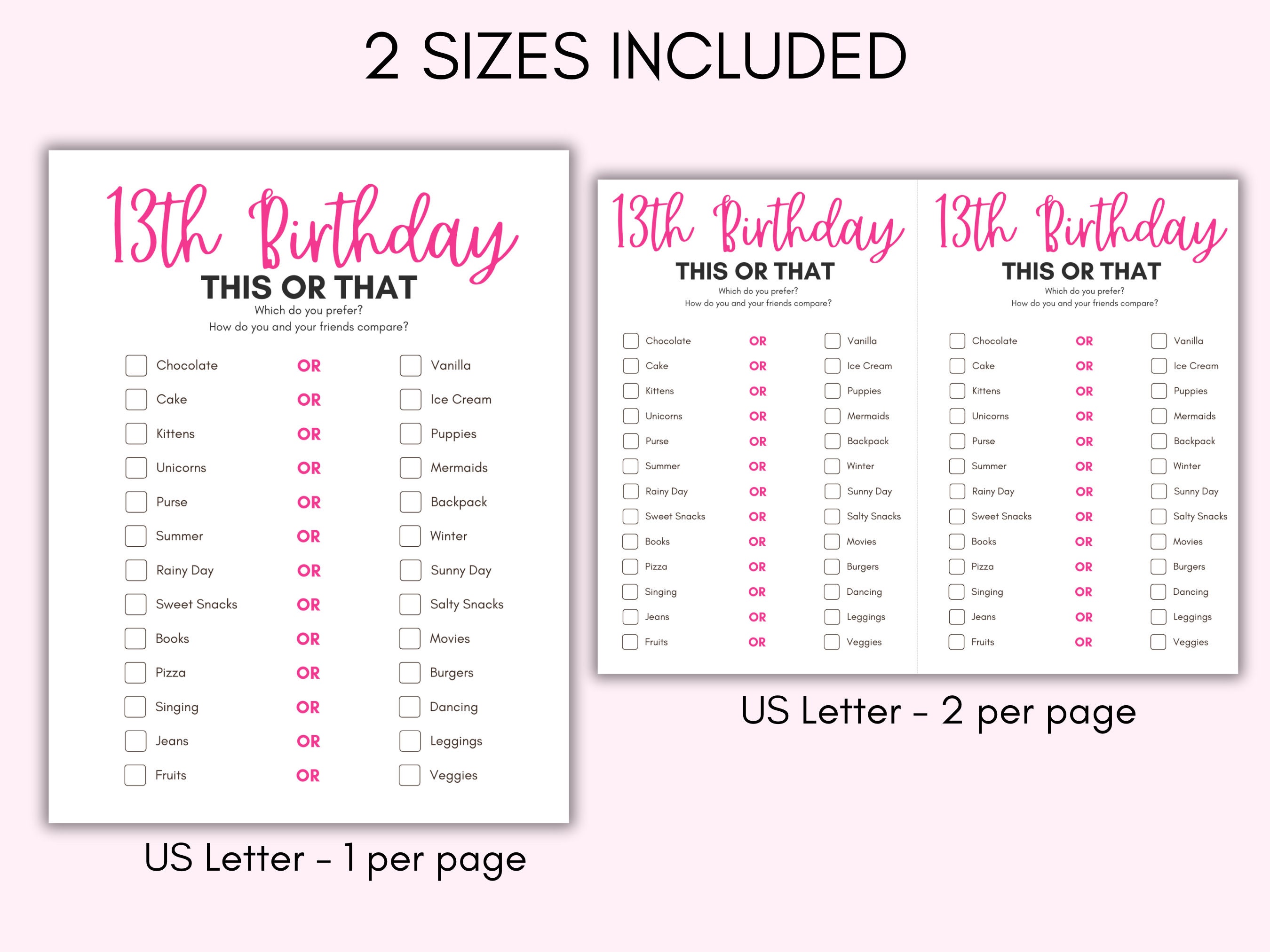 13th Birthday Party Games, 13 Year Old Party Games, Thirteenth Birthday ...