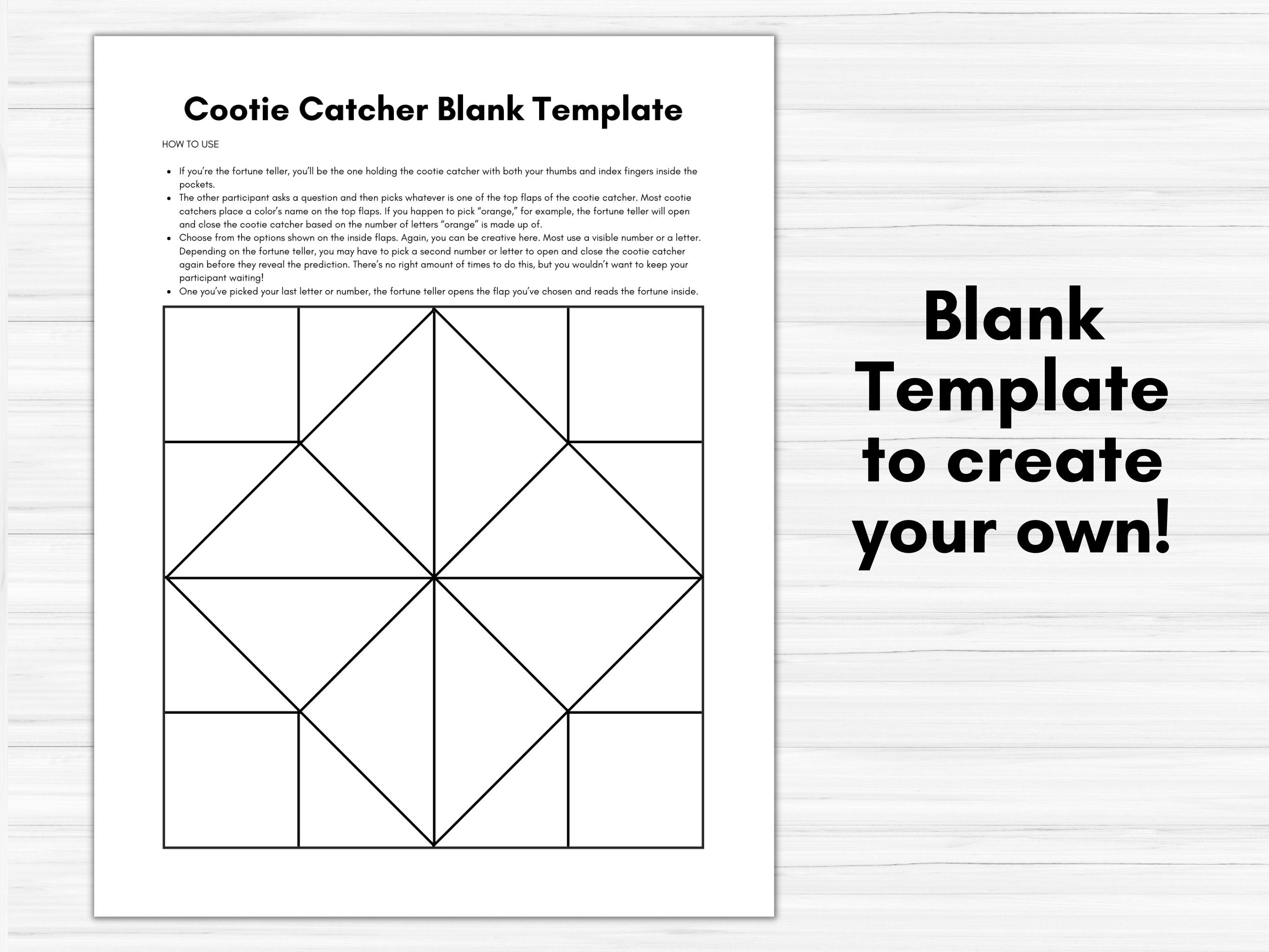 Easter Bible Story Cootie Catcher, Catholic Easter Story for Kids ...