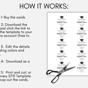 Printable Graduation Insert Card, Graduation Party Insert, Graduation ...