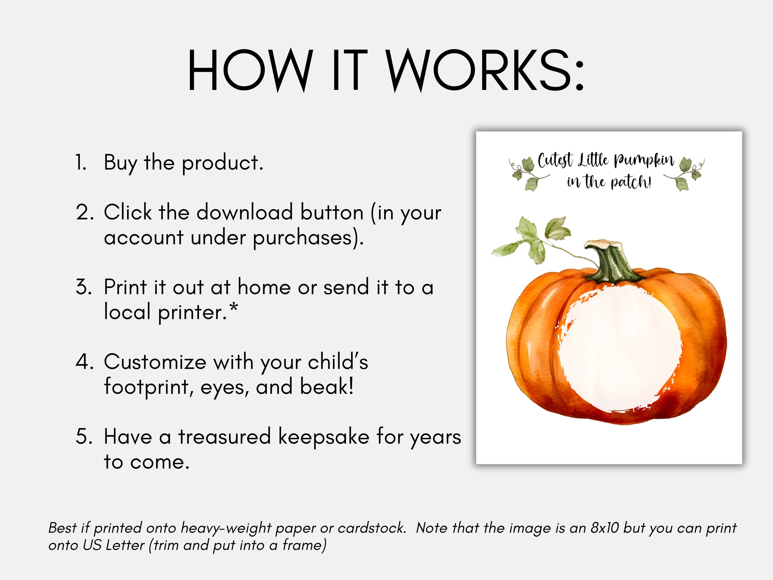 Pumpkin Handprint Art Printable, Pumpkin Printable, Halloween Handprint ...