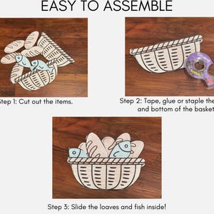 5 Loaves & 2 Fish Craft, Jesus Feeds the 5000, Bible Craft for Kids ...