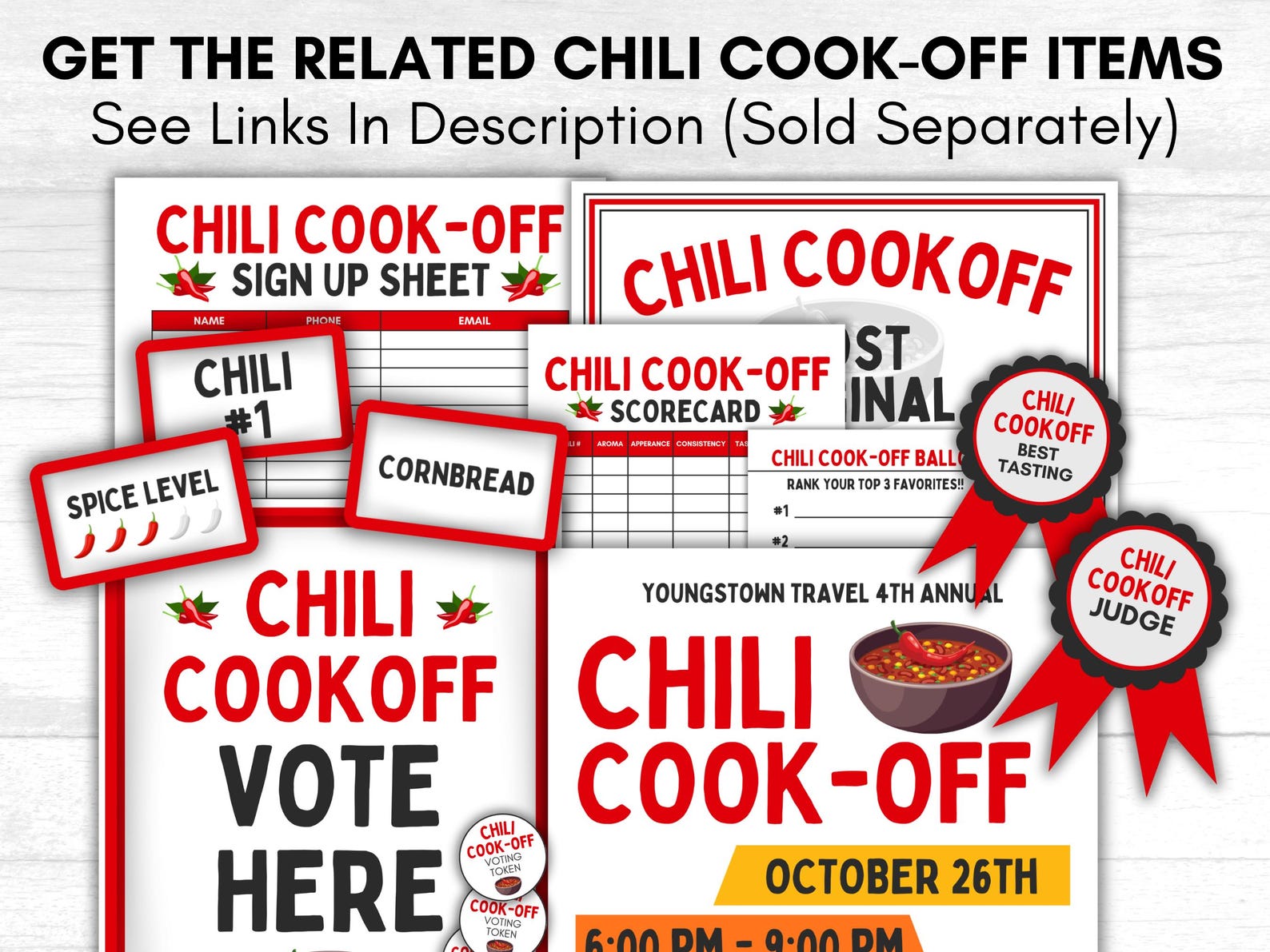 Chil Games Bundle, Chili Cook-off Games, Chil Party Games, Chili Cook ...