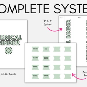 Medical Binder Printable, Medical Planner, Healthcare Planner, Chronic ...