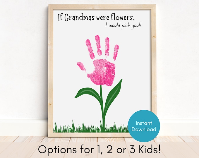 Handprint Craft for Kids | Handprint Art | Keepsake Birthday Gift ...