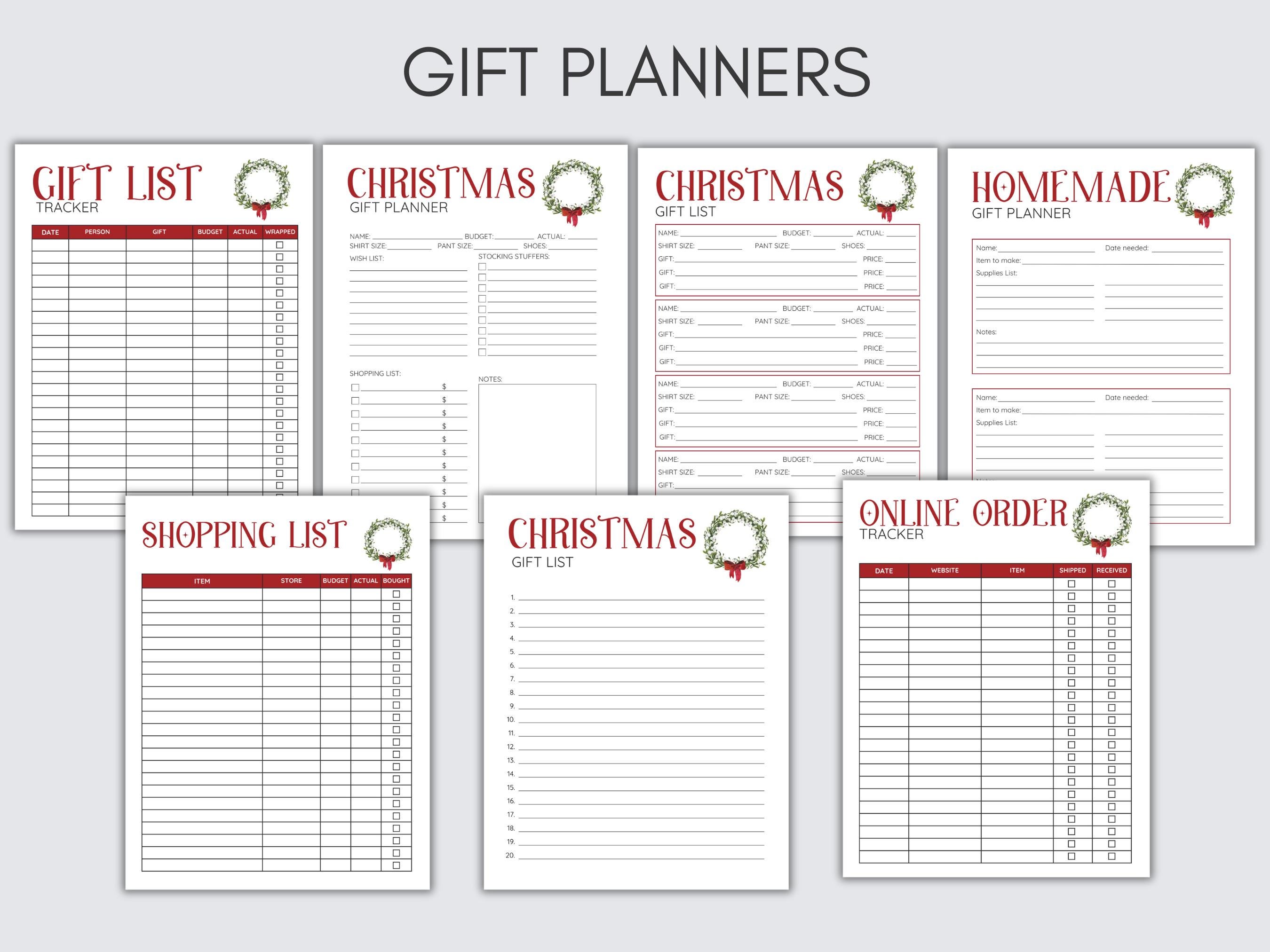 Christmas Planner Printable, Christmas Planner Book, Christmas Planner ...