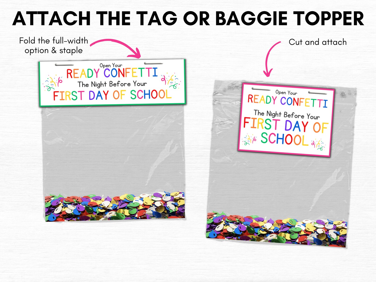 Ready Confetti Poem, Ready Confetti for Teachers, Back to School, First ...