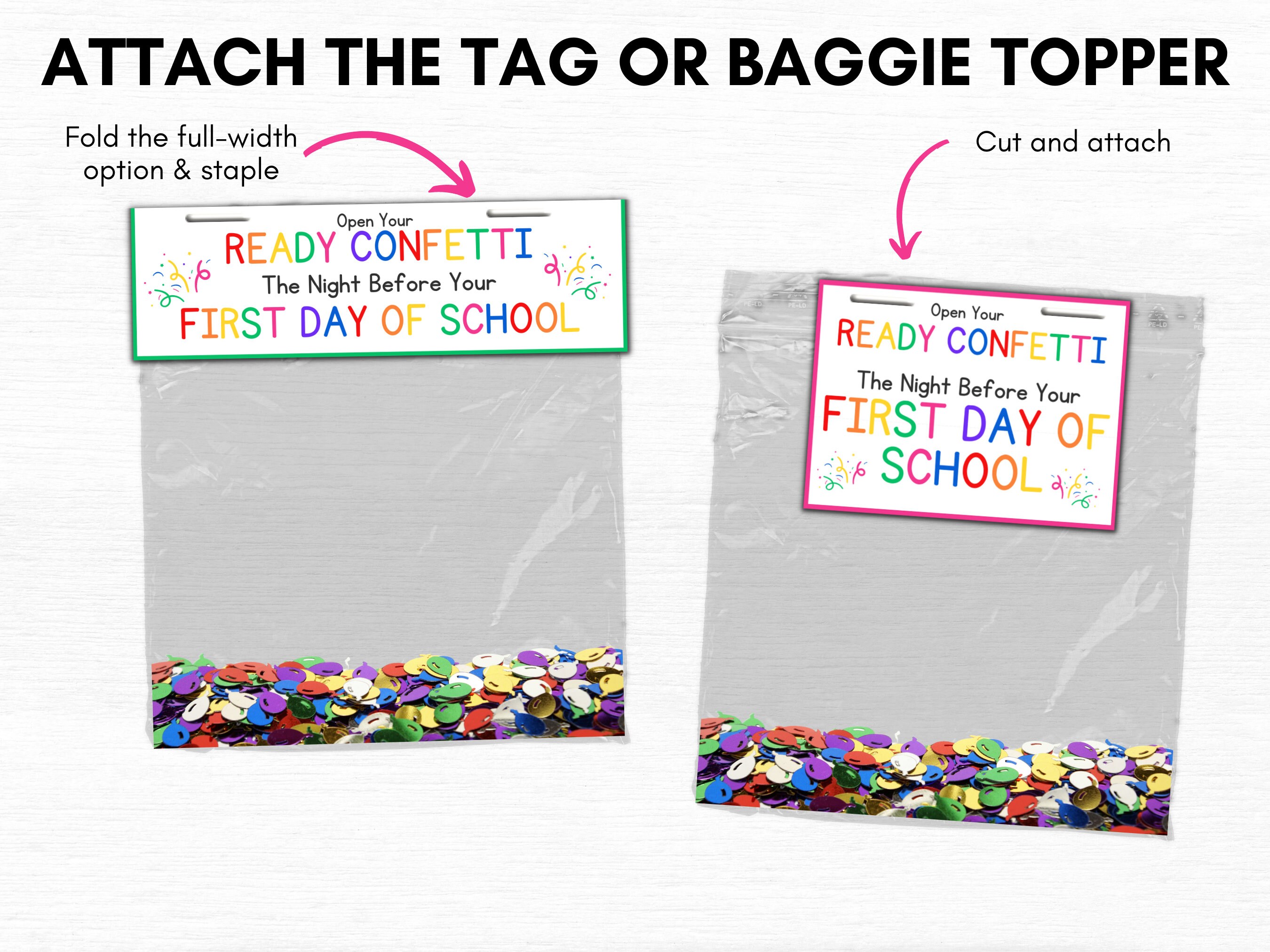 Ready Confetti Poem, Ready Confetti for Teachers, Back to School, First ...