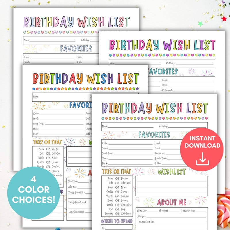 Birthday Questionnaire for Coworkers - Etsy
