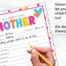 All About My Mother Printable, Mother's Day Gift, All About Mom ...
