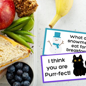 Lunch Box Notes for Kids, Joke Lunch Box Notes, Positive Affirmations ...