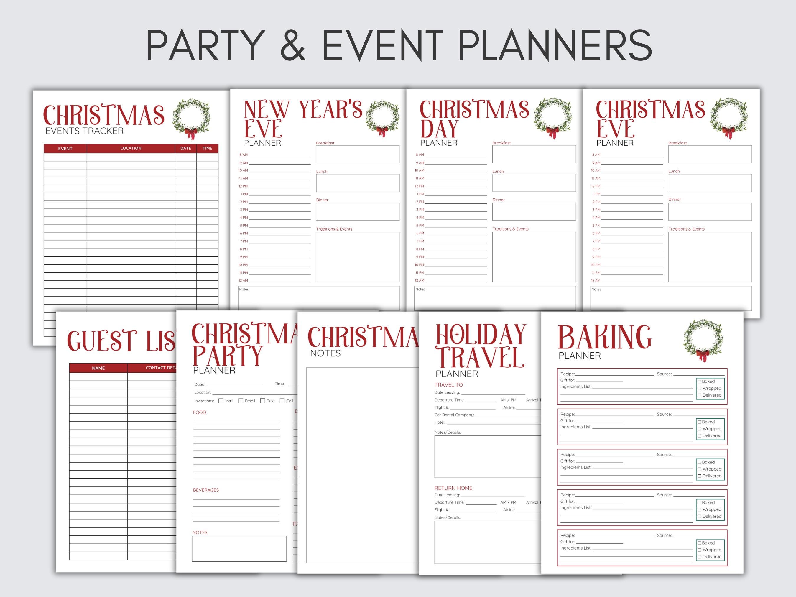 Christmas Planner Printable, Christmas Planner Book, Christmas Planner ...