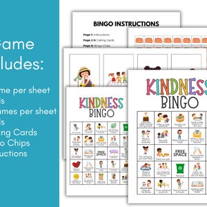 Kindness Bingo, Acts of Kindness Bingo, Gratitude Bingo, Kindness ...