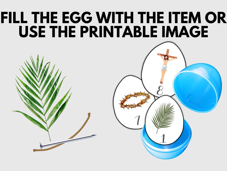 Resurrection Eggs Printable, Printable Easter Story Cards, Bible Verse ...