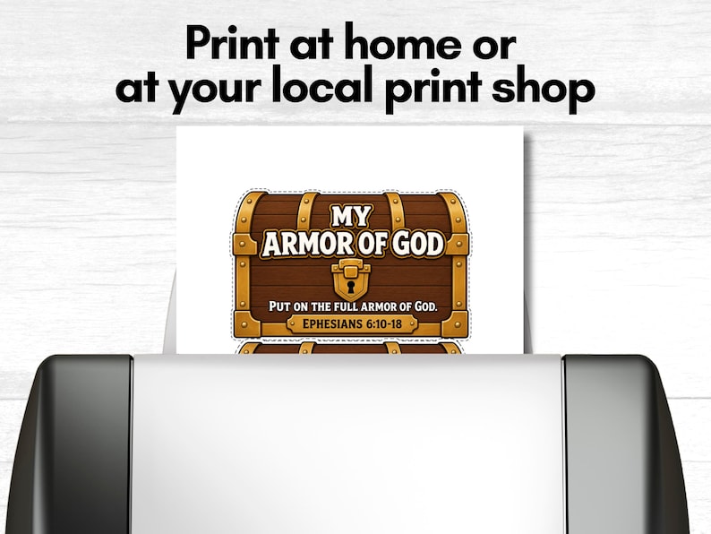 Armor of God Craft for Kids, Sunday School Lesson Activity, Ephesians 6 ...