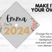 Personalized Graduation Cap Topper Canva Template, Editable Graduation ...