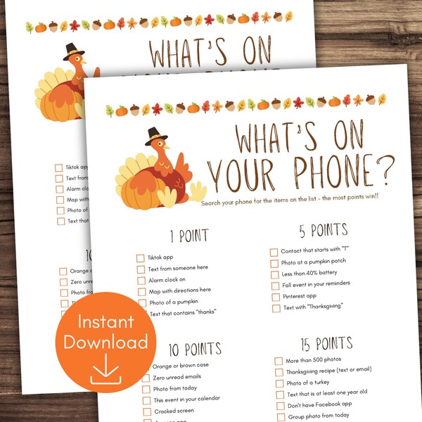 Thanksgiving Party - Etsy