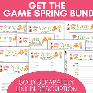 Spring Left Right Game, Springtime Pass the Prize Game, Pass the ...