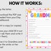 All About My Grandma Printable, Grandma Mother's Day Gift, All About ...
