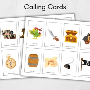 Pirate Bingo, 50 Printable Pirate Bingo Cards, Pirate Birthday Party ...