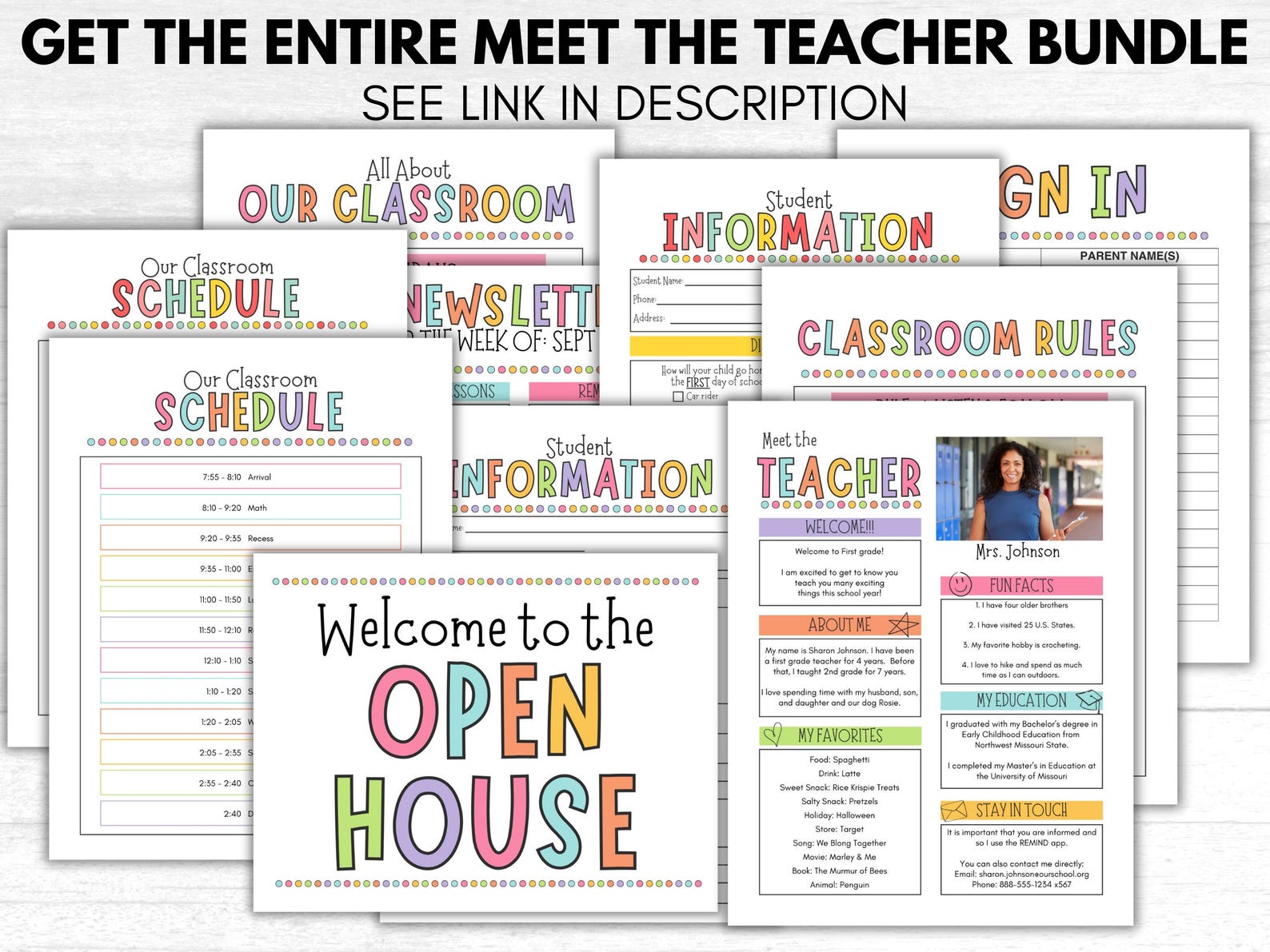 Student Information Form, Student Information Sheet, Daycare All About ...