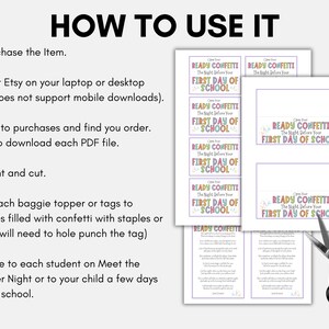 Ready Confetti Poem, Ready Confetti for Teachers, Back to School, First ...