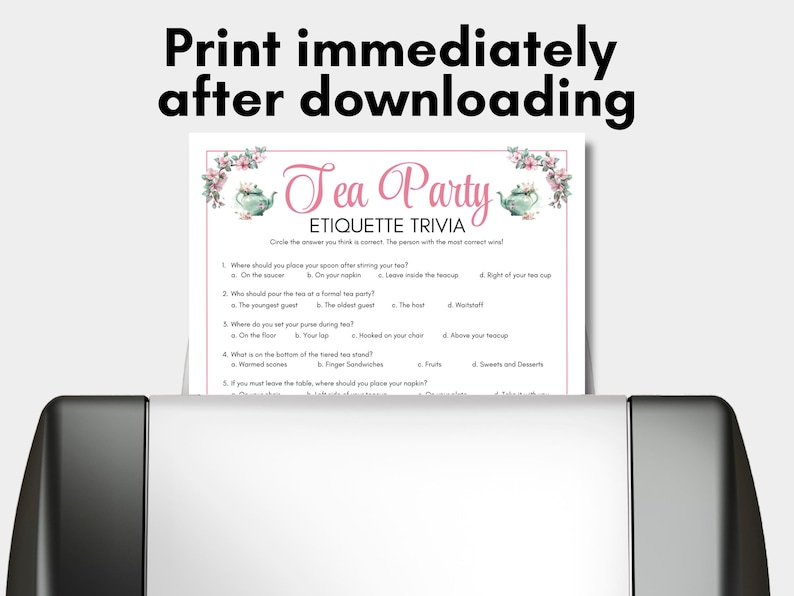 Christian Tea Party Games, Bible Tea Party Games, Women's Ministry Tea ...