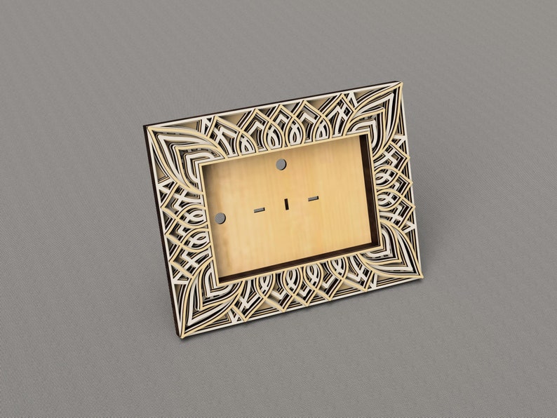 Marcos de fotos mandala laser cut file svg files dxf files for - Etsy ...