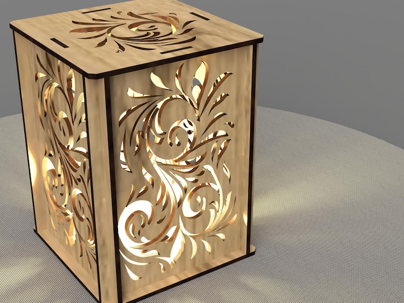 Light Box Laser Cut Files Lightbox Svg Files Dxf Files for - Etsy