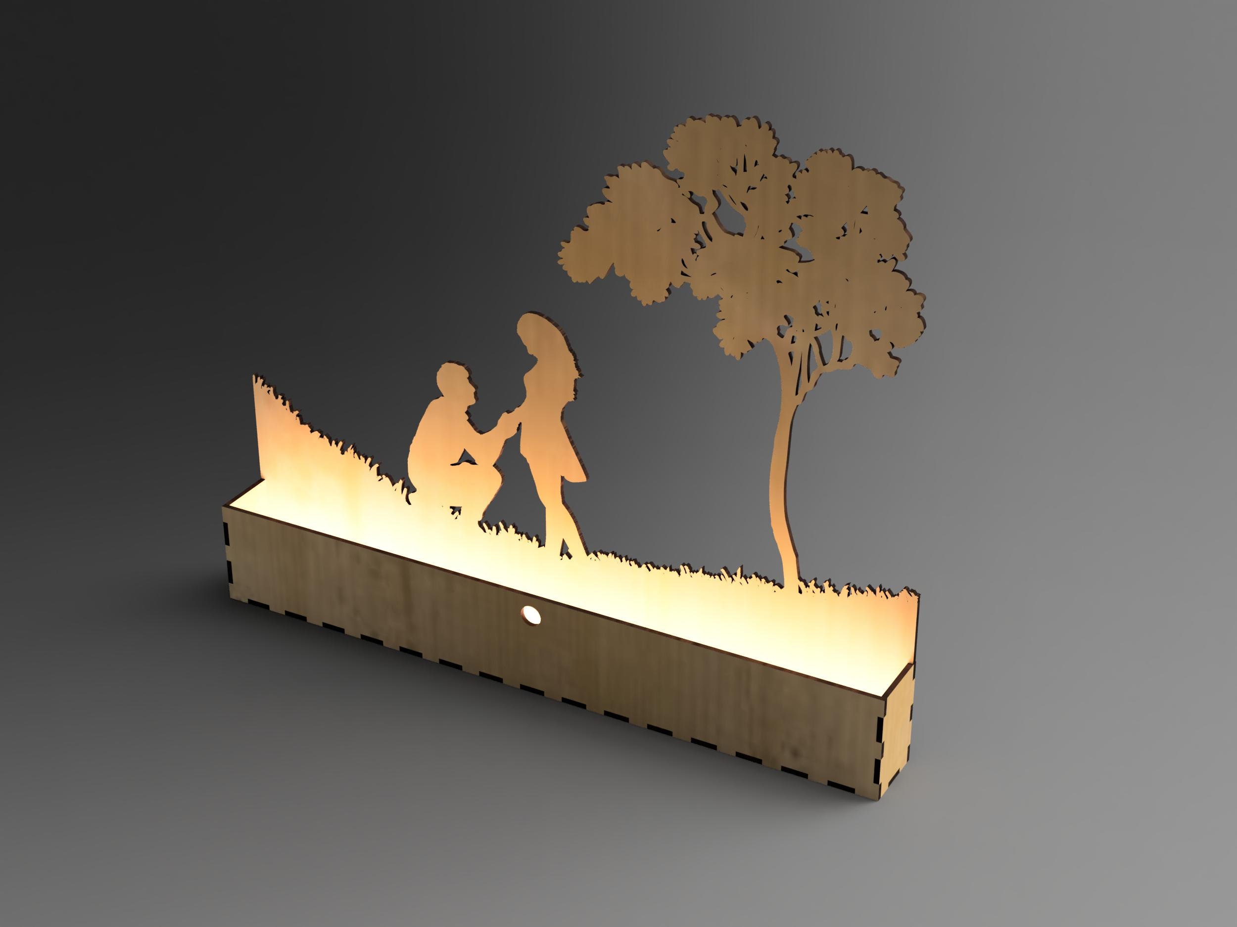 Shadow Box Laser Cut Files Lightbox Svg Files Dxf Files for Laser ...