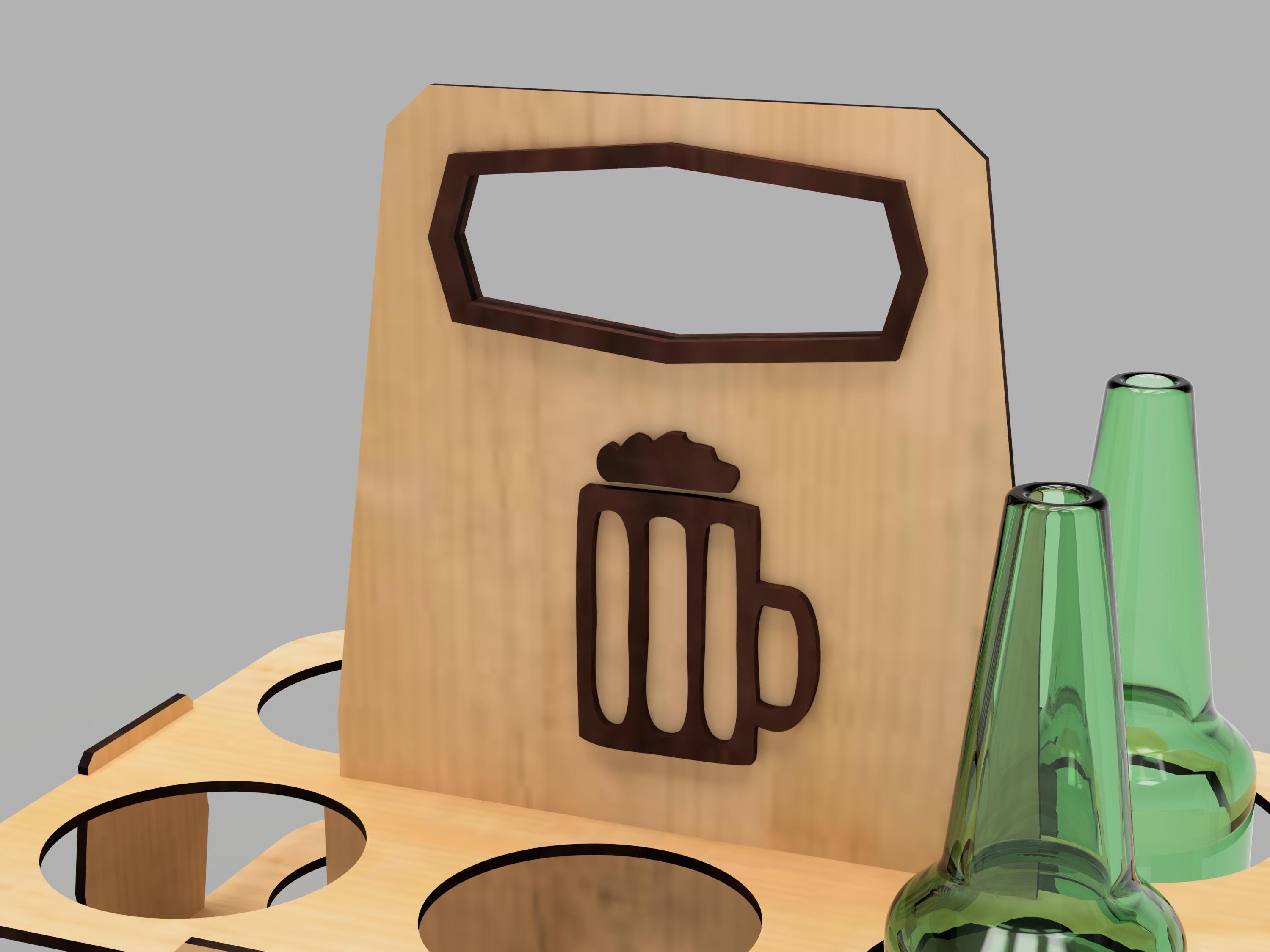 Beer Carrier Laser Cut Files Pdf Svg Files Dxf Files for Laser Lasercut ...