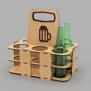 Beer Carrier Laser Cut Files Pdf Svg Files Dxf Files for Laser Lasercut ...