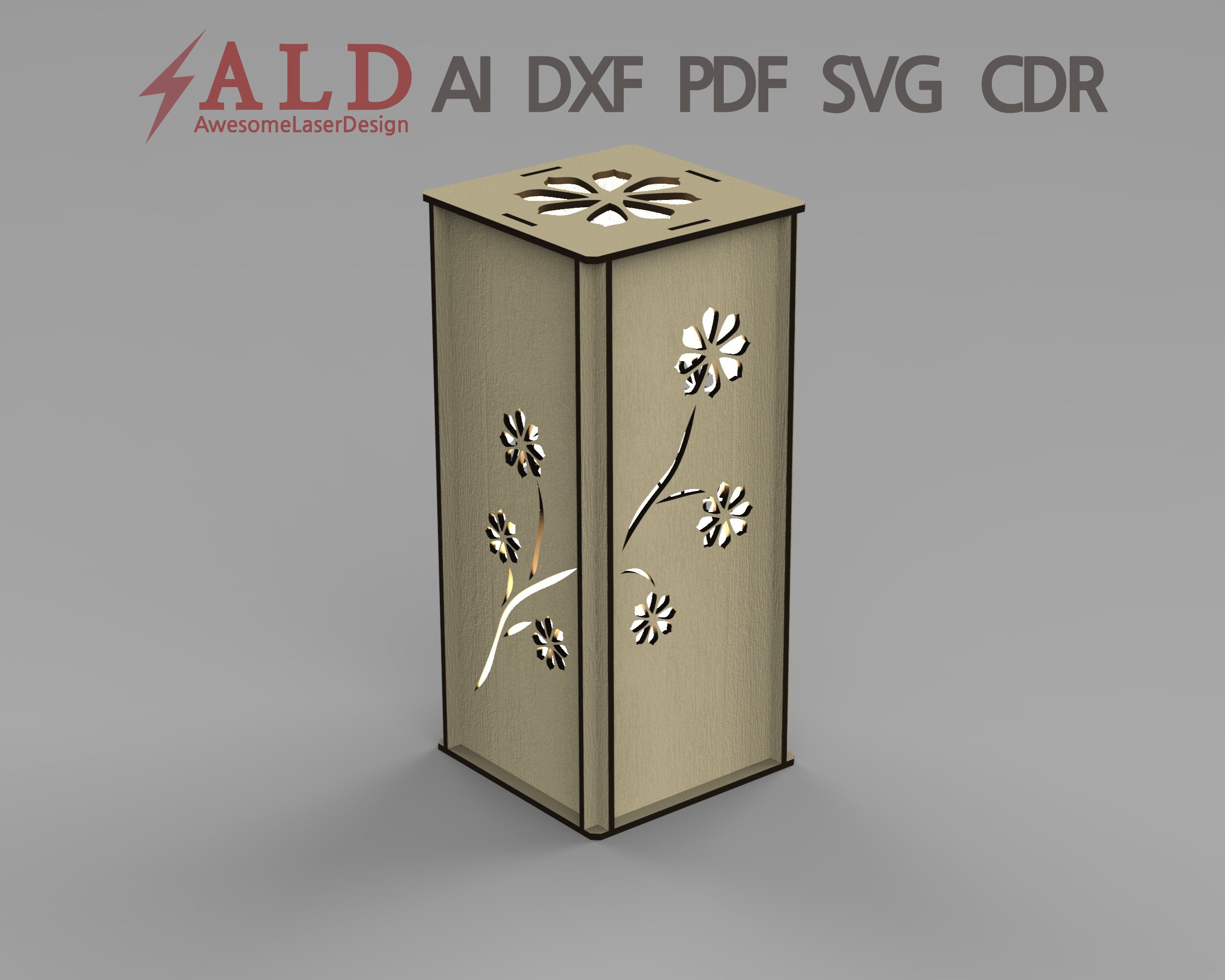 Light Box Laser Cut Files Lightbox Svg Files Dxf Files for Laser ...