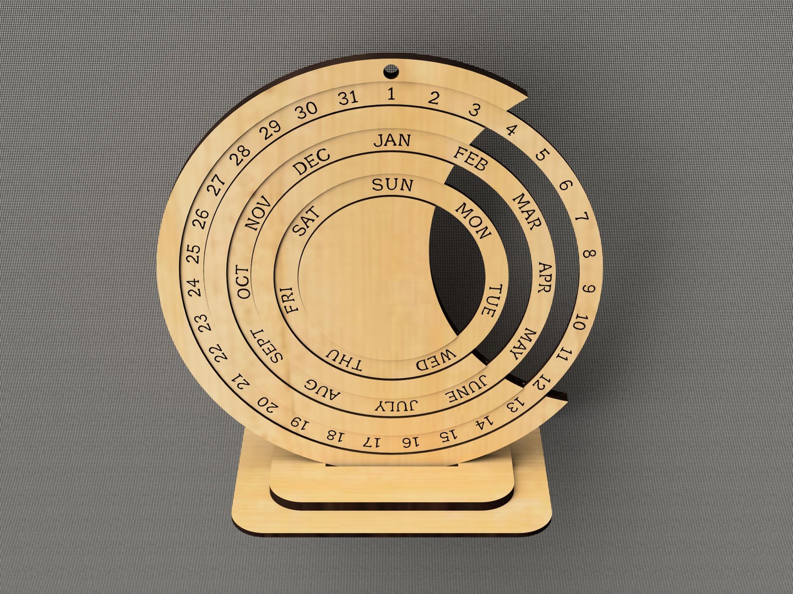 Perpetual Calendar Laser Cut Files Svg Files Dxf Files for - Etsy