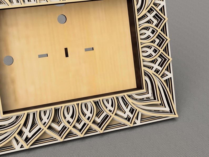 Photo Frames Mandala Laser Cut File Svg Files Dxf Files for Laser ...