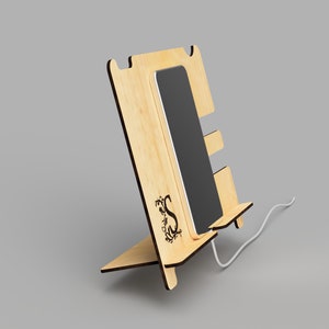 Mobile Phone Stand Laser Cut Files Ai Pdf Svg Cdr Dxf Files for Laser ...