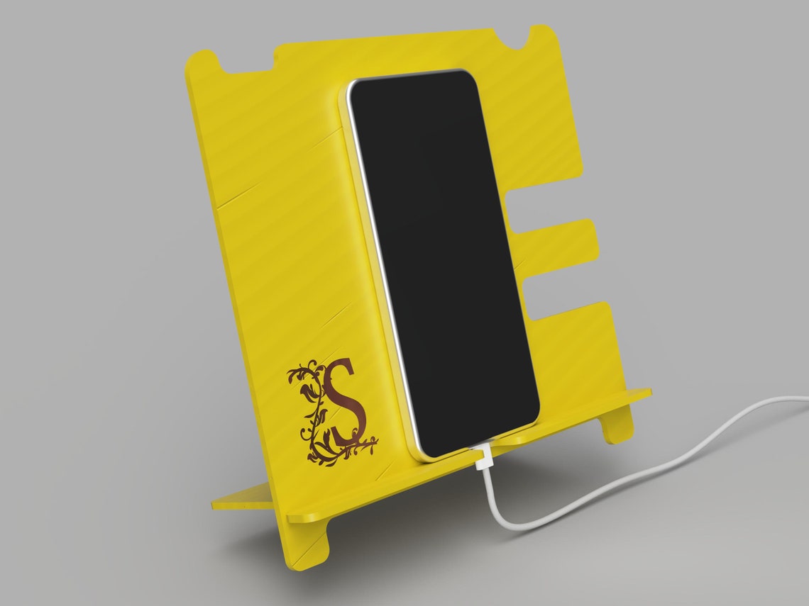 Mobile Phone Stand Laser Cut Files Ai Pdf Svg Cdr Dxf Files for Laser ...