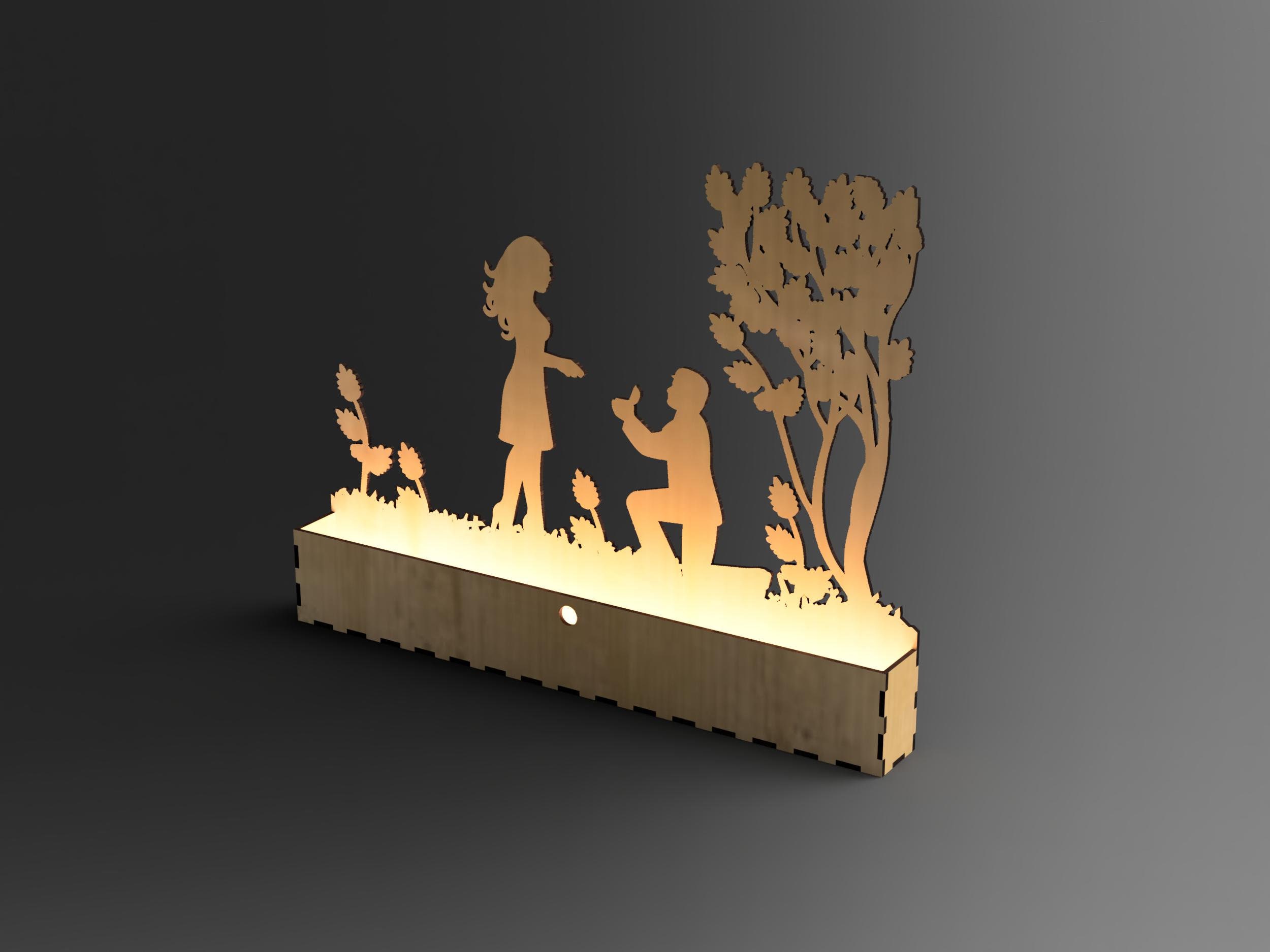 Shadow Box Laser Cut Files Lightbox Svg Files Dxf Files for - Etsy ...